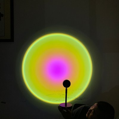 2021 hot USB Sunset Projection Led Light rainbow sunset halo atmosphere mini lamp for Living Room