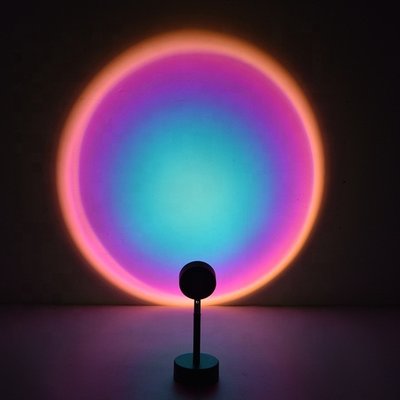 Wholesale LED Sunset Lamp Rainbow Projection Light Projector Beside Table Lamp for Decoration