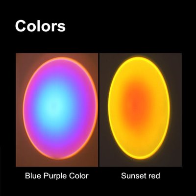 Wholesale LED Sunset Lamp Rainbow Projection Light Projector Beside Table Lamp for Decoration