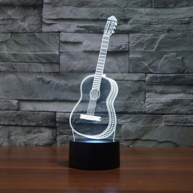 Hot sales Creative acrylic desk 3D Illusion Light 3D LED night lamp for promotion