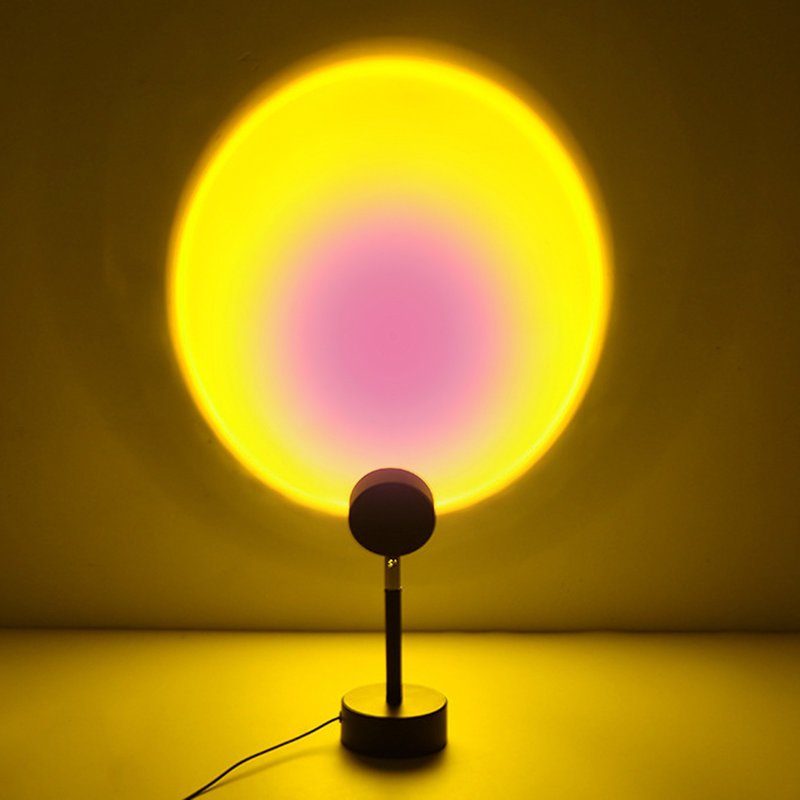 Wholesale LED Sunset Lamp Rainbow Projection Light Projector Beside Table Lamp for Decoration