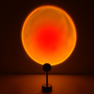 2021 New Hot Sale Nordic Table RGB Led Night Projector Sunset Lamp, Eternal Rainbow Sunset Projection Lamp For Room