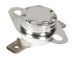 Bimetal thermostat switch for heating appliance as overload protection component