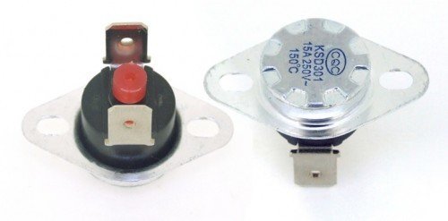 KSD 301 Bimetal Thermal Control Thermostat Protector 125v 16a Termostat Switch Safety Thermostat With TUV