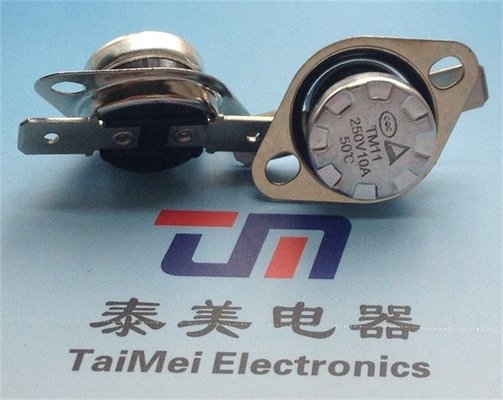 Round Mini Bimetal Bakelite KSD301 Thermostat 250V10A 180 Degree
