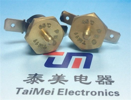 Round Mini Bimetal Bakelite KSD301 Thermostat 250V10A 180 Degree