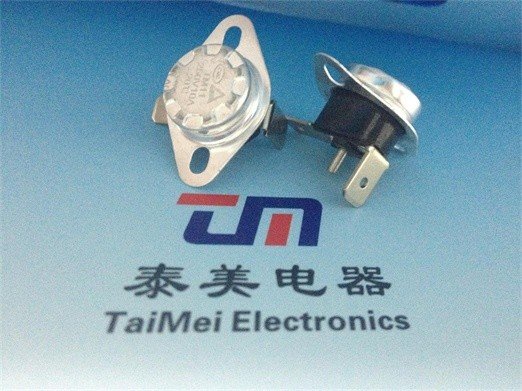 Water Heater KSD301 250V 5A 10A 16A Snap Action Auto Manual Bimetal Thermostat With Vertical Or Horizontal Terminal