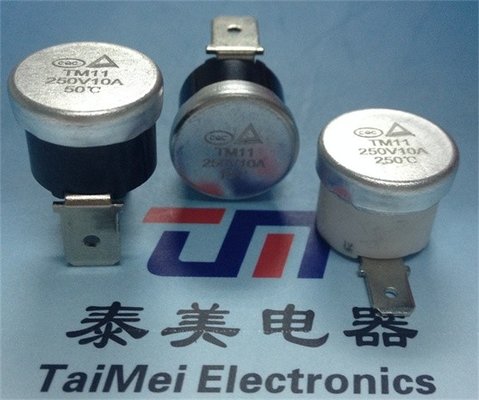 Water Dispenser Normal Closed Snap action Type KSD301 130 Celsius Temperature Switch Bimetal Disc Thermostat