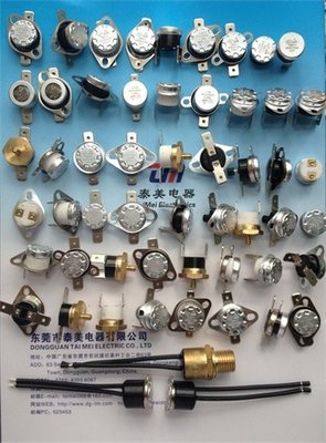 KSD301 Termostatos Water Tank Thermostat Fuse Types CQC Thermostat 16A 250V