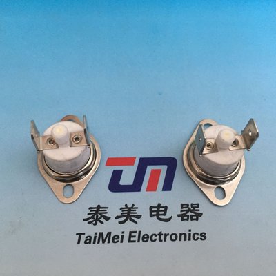 Celsius 10A 250V Ksd301 Bimetal Ceramic Thermostat with Movable Bracket and Vertical Terminals