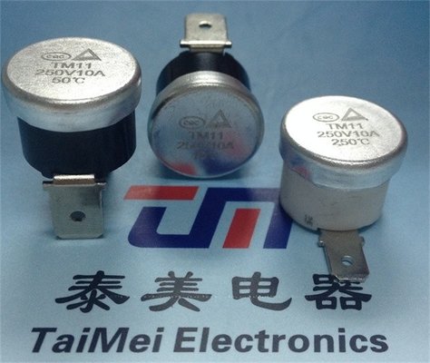 Temperature Control Switch Ksd301 80degree 15A 250V Nc Normally Closed Thermostat / Bimetal Thermal Protector