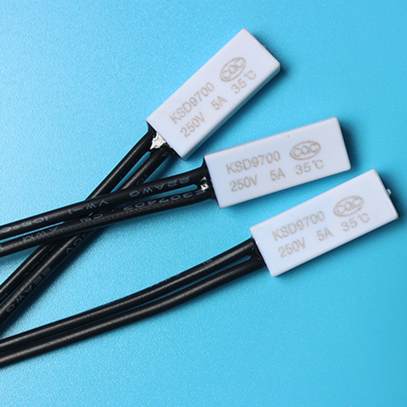 BW9700 normal opened temperature sensor  thermal protector 250V/5A UL VDE RoHS