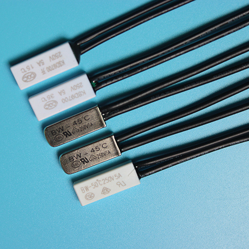 BW9700 160C normal opened temperature sensor  thermal protector 250V/5A UL VDE RoHS