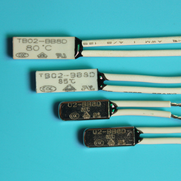 TB02 75C small size water pump thermal protector thermal fuse  250V/5A  UL VDE RoHS
