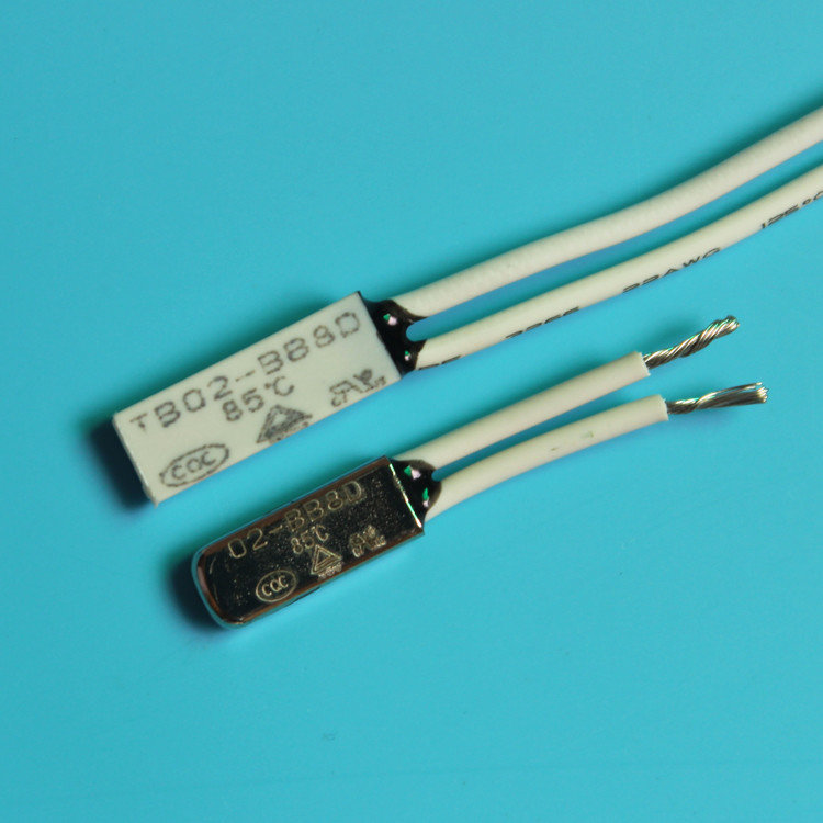 TB02 80C small size water pump thermal protector thermal fuse  250V/5A  UL VDE RoHS