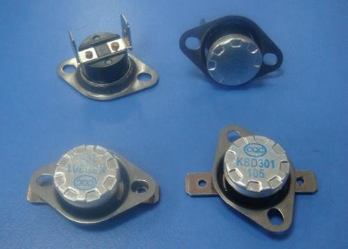 250V/10A free samples 110C temperature sensor ksd301 bimetal thermostat UL VDE RoHS for water heater