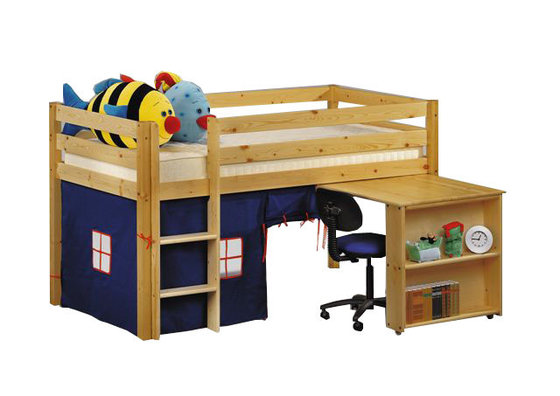modern bunk bed pine wood