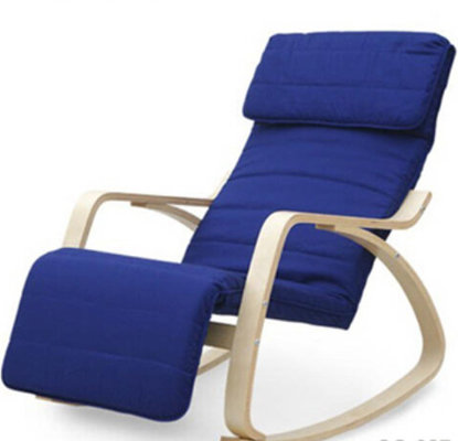 relax rocking chair-Ikea style birch bentwood indoor furniture