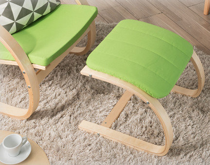 footstool style birch bentwood