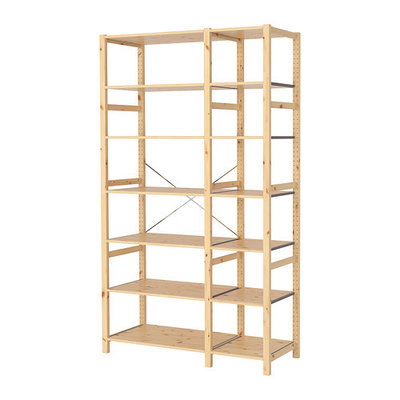 pine rack shelf