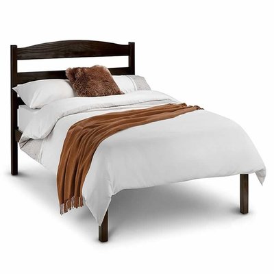 modern single bed pine wood