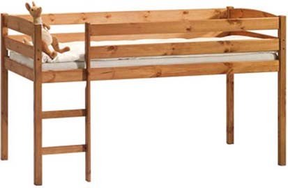 modern bunk bed pine wood
