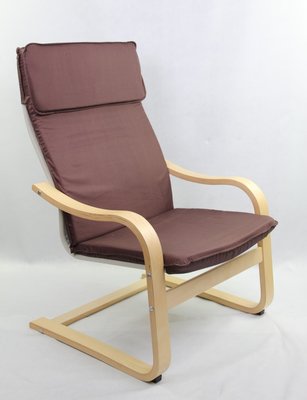 relaxing chair-Ikea style birch bentwood indoor furniture