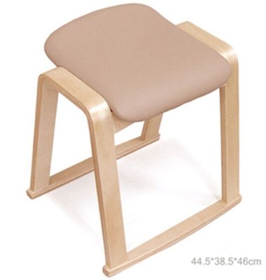 PU chair-Ikea style birch bentwood indoor furniture