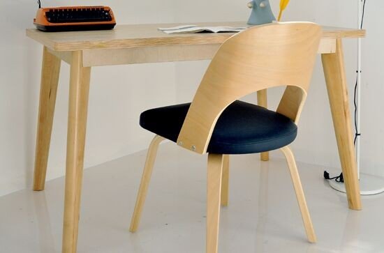 PU chair-Ikea style birch bentwood indoor furniture