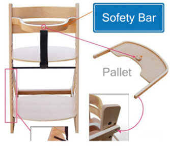 beech baby high chair E1 standard