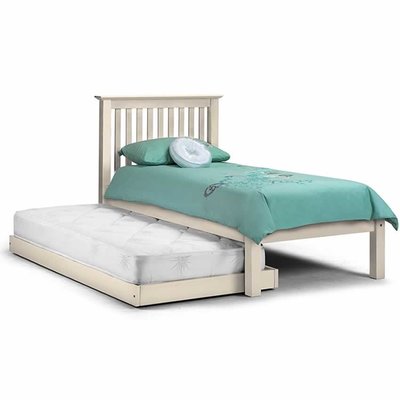 modern single bed pine wood