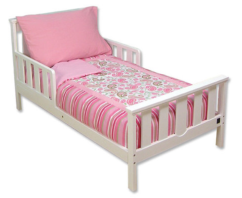 modern single bed pine wood