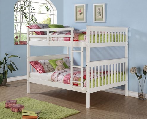 modern bunk bed pine wood
