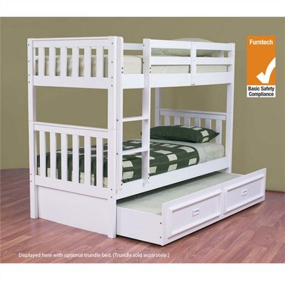 modern bunk bed pine wood