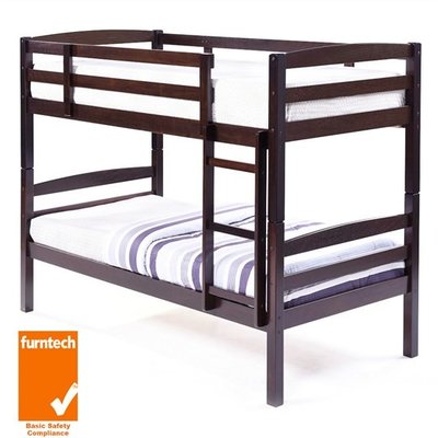 modern bunk bed pine wood