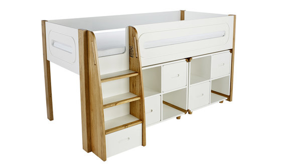 modern bunk bed pine wood
