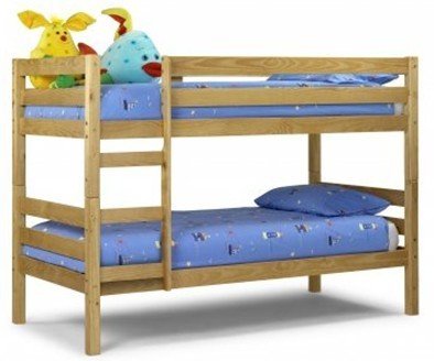 modern bunk bed pine wood