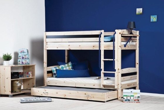 modern bunk bed pine wood
