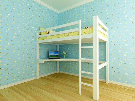 modern bunk bed pine wood