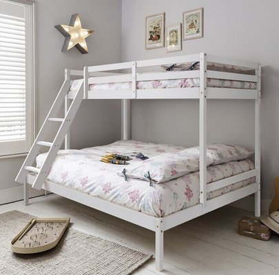 modern bunk bed pine wood