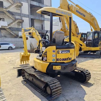 Cheap Used 3 ton 3.5 ton Mini Digger Komatsu PC35 PC40 Mini Excavator  for sale