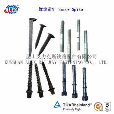 rail sleeper coach screw spike,railway fastener rail sleeper coach screw spike