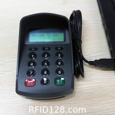 HX570DA Programmable USB simulate Serial Port  DES/Tripe DES / DUKPT Bank Pinpad / Keypad / keyboard with LED Display