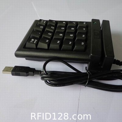 HX747 Plug and Play USB Hi-Co& Lo-Co Magnetic  Stipe Card Reader with  PINPad /Keypad