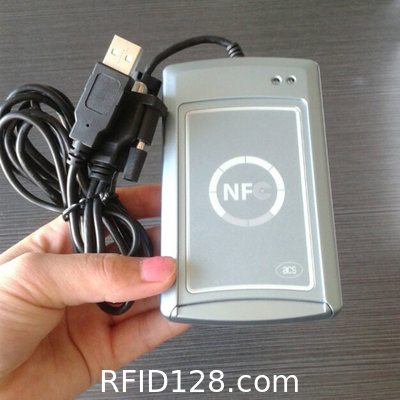 ACR122S  Serial Rs232 NFC Reader Writer with SDK Kit For Felica &ISO14443A/B &ISO18092 Tags and Android OS &PLC Protocol