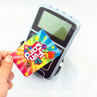USB 13.56MHZ ISO 14443A/B RFID Reader Writer ACR123U With LCD Compatible EMV-based Payment