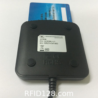 ACR39U-U1 Smart Card Reader Writer With SAM Slot Supports PC/SC & CT-API For EMV 2000 Level 1 & PBOC