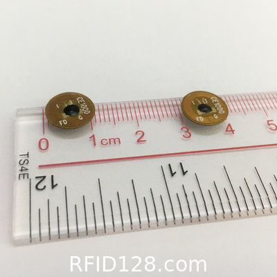 Diameter 10MM FPC NFC Lable  NTAG215 FPC NFC / RFID Small Chip Tag Custom Designed Size