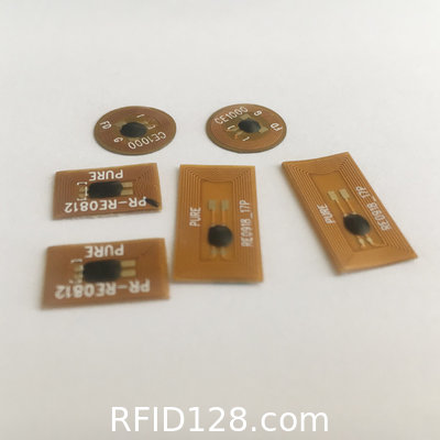 Diameter 10MM FPC NFC Lable  FM11RF08 FPC NFC / RFID Small Chip Tag Custom Designed Size