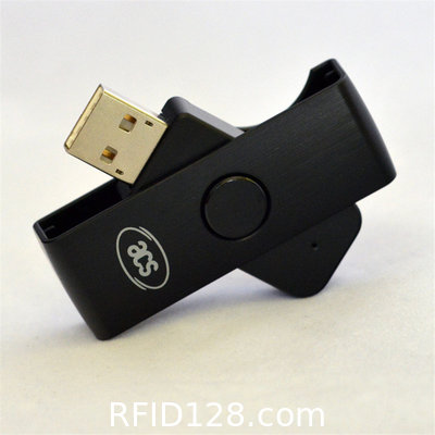 Portable Smart Card Reader USB ACR38U-N1 CAC Common Access Writer ID SCM Fold